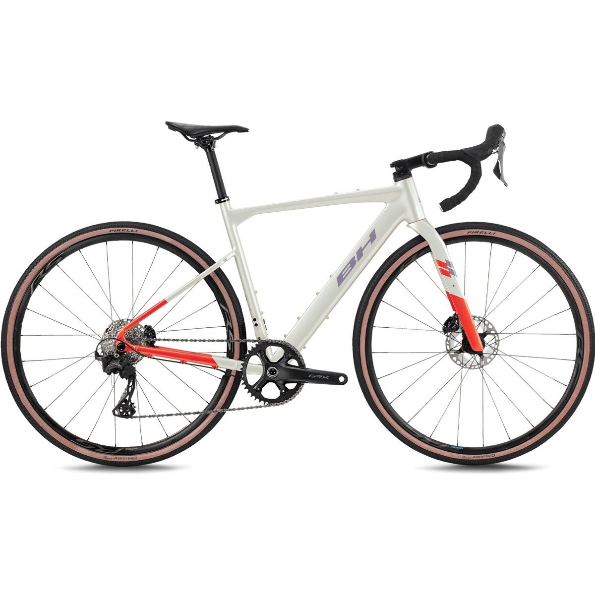 Gravel bike BH Gravelx Alu 1.5 Pale/Lavanda/Dark Red | Cykloteket.se