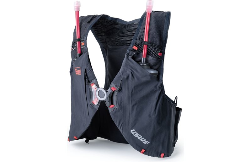 Larunpyora - Juoksuliivi USWE Running VST 8L Hydration Vest Black ...