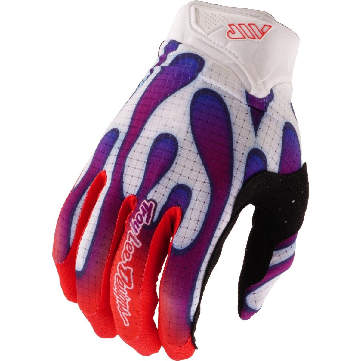 Cykelhandskar Troy Lee Designs Youth Air Glove Overspray White/Violet ...