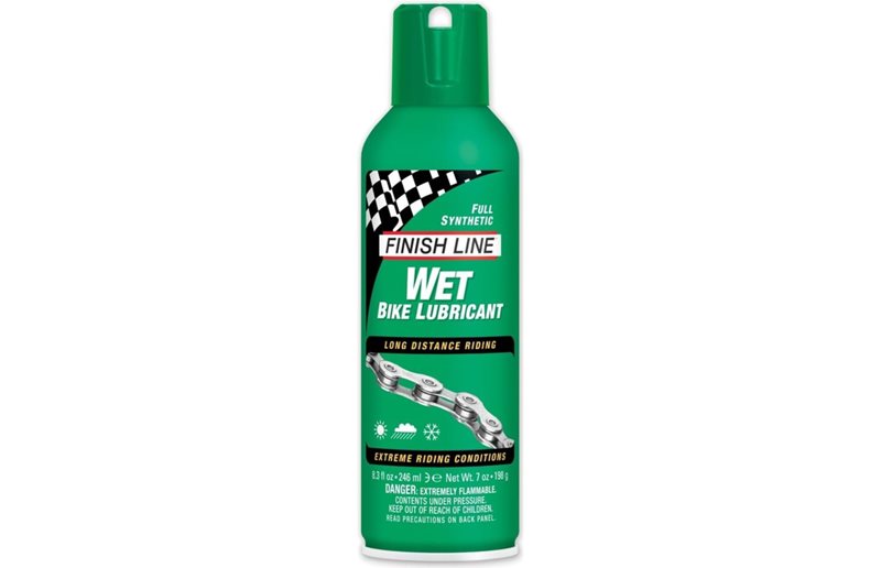 Kedjeolja Finish Line Wet Lube 240ml Aerosol | Cykloteket.se
