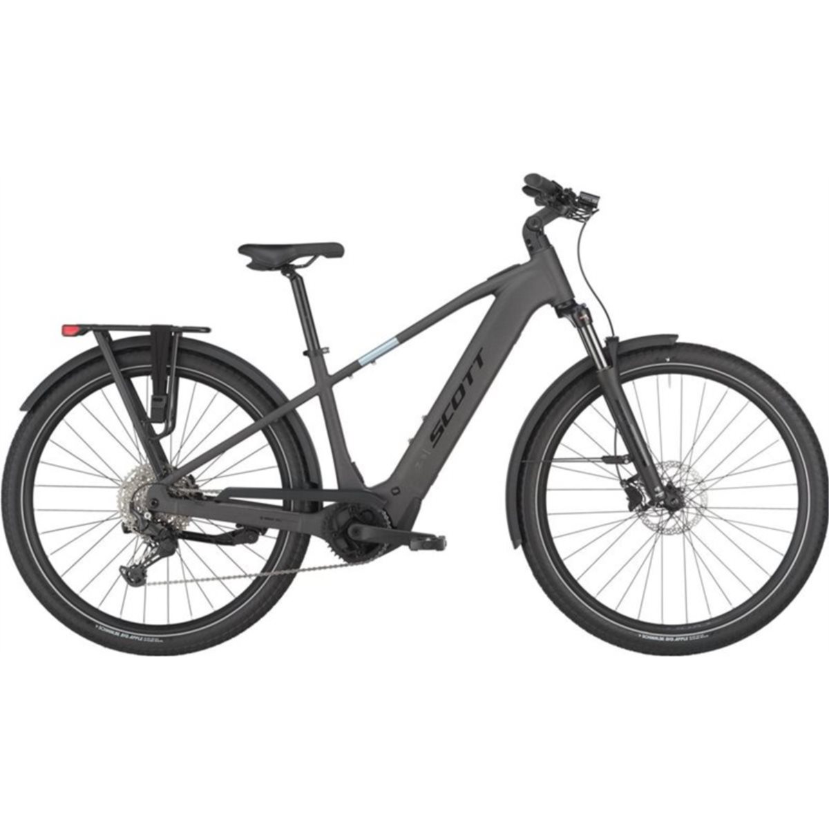 Elcykel Scott Sub 30 SAMPLE Midnight Grey M | Cykloteket.se