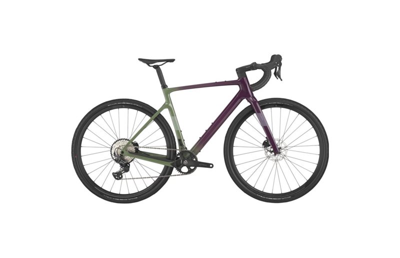 Gravel bike Scott Addict Gravel 40 SAMPLE Olivine Green/Blackberry ...