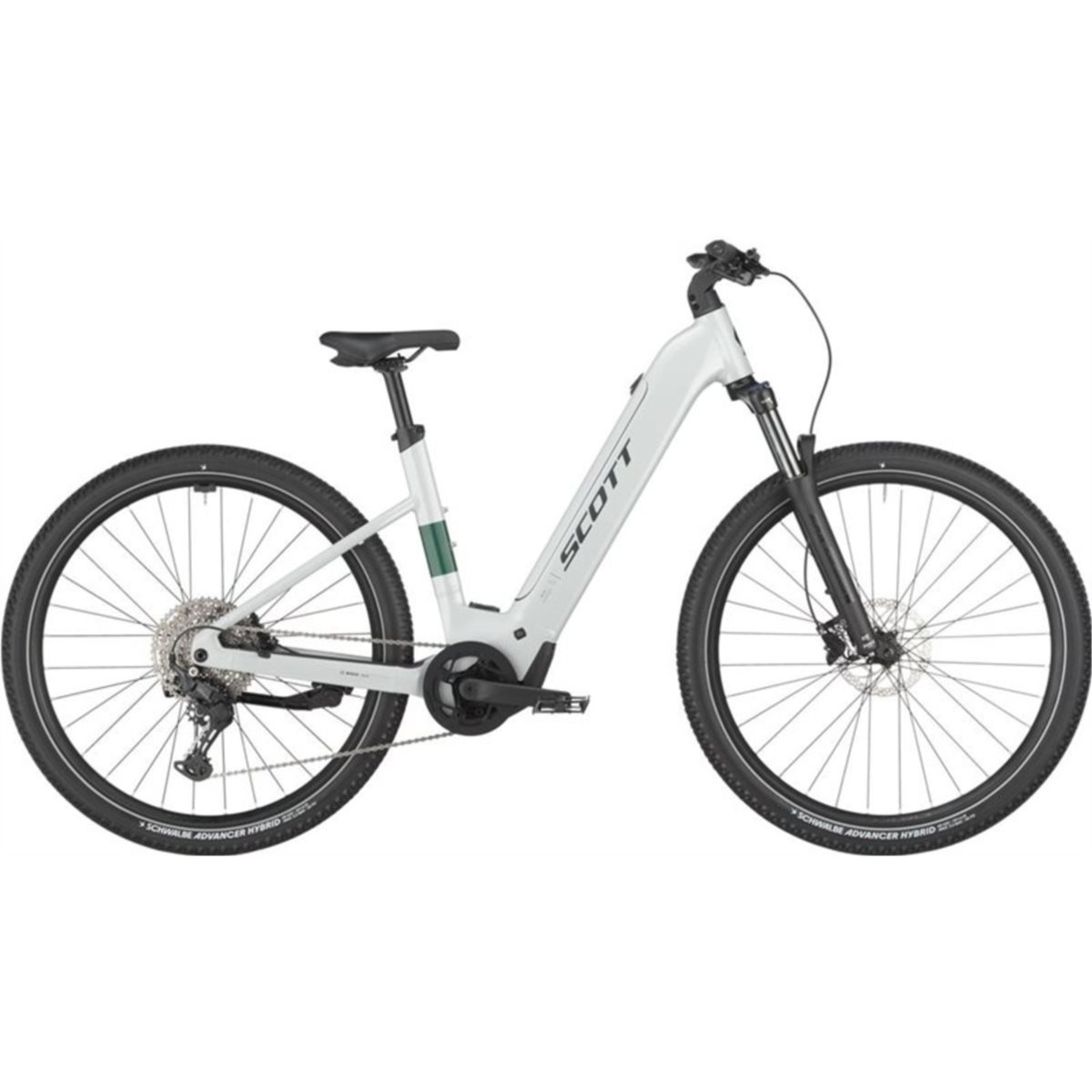Elcykel Scott Axis 30 Wave SAMPLE Rhino Grey M | Cykloteket.se