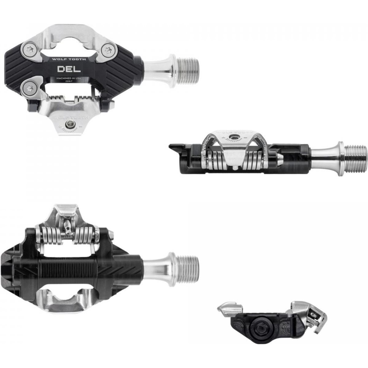 Larunpyora - Polkimet Wolf Tooth DEL Gravel Clipless Pedal Black ...