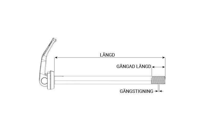 Rockshox Stickaxel Rockshox Maxle Ultimate 12 X 142 mm (174 mm X M12 X ...